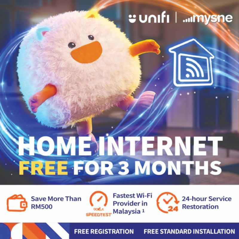 Unifi Fiber Internet Router WiFi 6 Dan Pasang Percuma Internet Panas ...