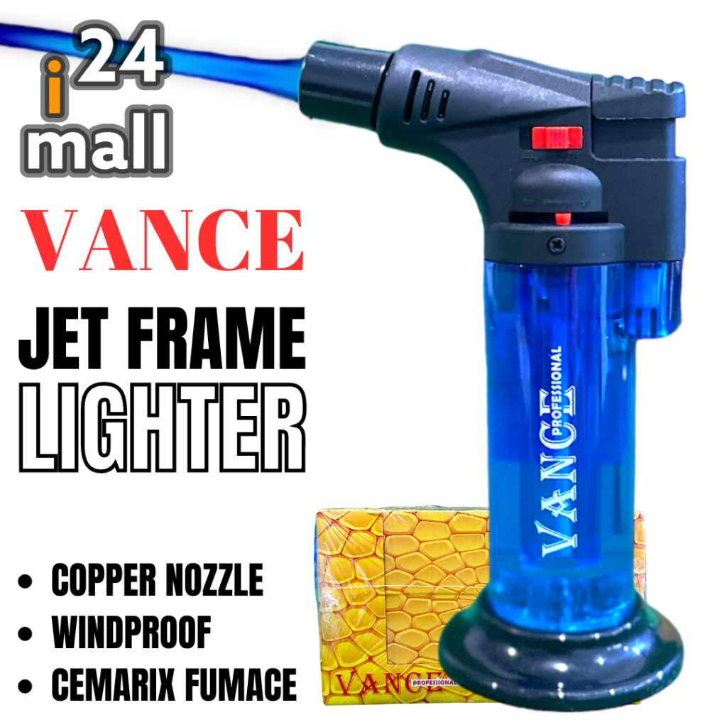 VANCE Jet Flame Lighter / Torch Windproof Lighter / Pemetik Api / Arang ...
