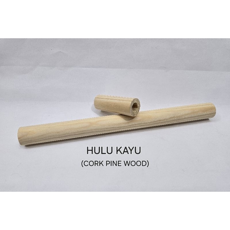 HULU KAYU UNTUK ROD CUSTOM/CORK PINE WOOD 14MM/16MM | Shopee Malaysia