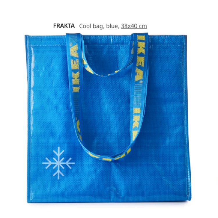 IKEA-Blue Handy Cooling Bag with Carrying Straps | Cool Beg | Camp ...