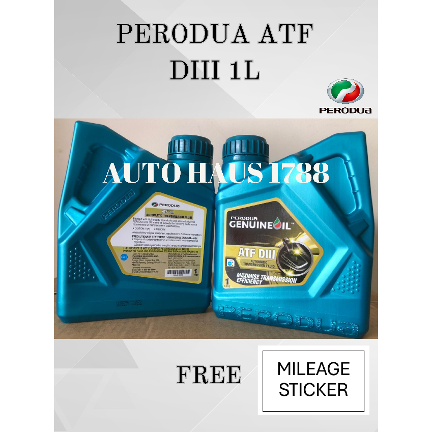 PERODUA ATF D3 1L 100% ORIGINAL | Shopee Malaysia