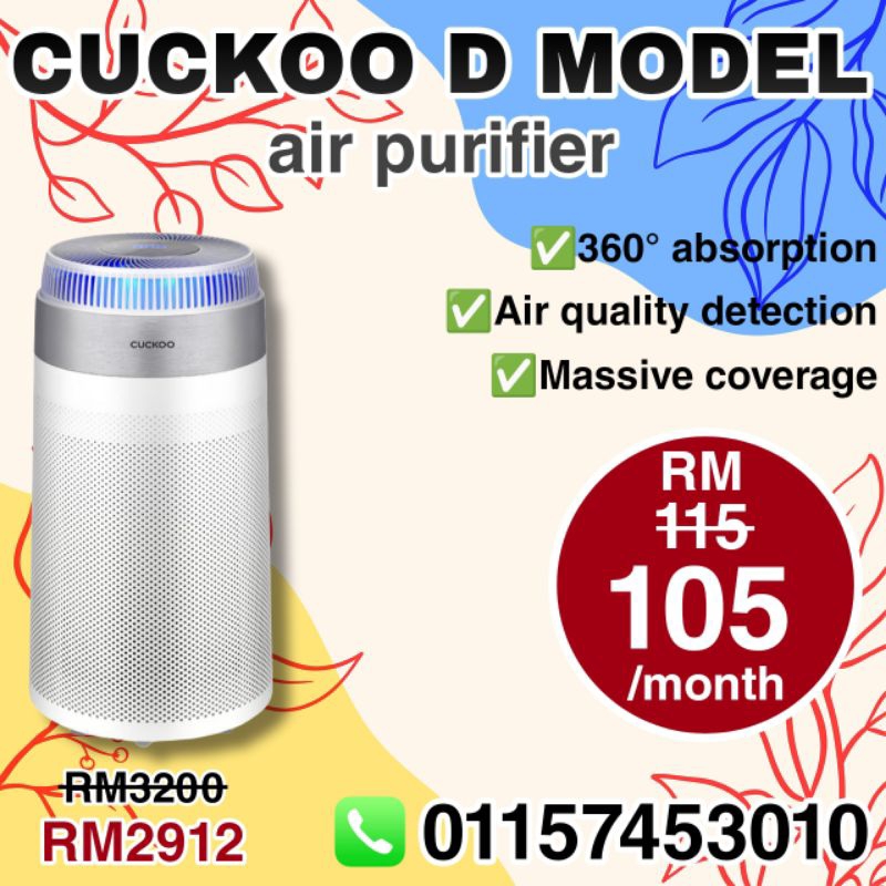 CUCKOO D MODEL AIR PURIFIER | Shopee Malaysia