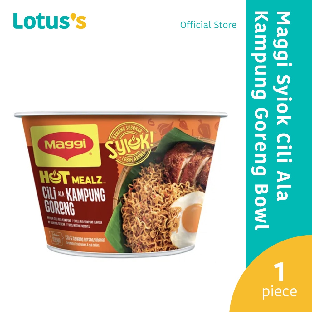 MAGGI SYIOK Cili ala Kampung Goreng Bowl | Shopee Malaysia