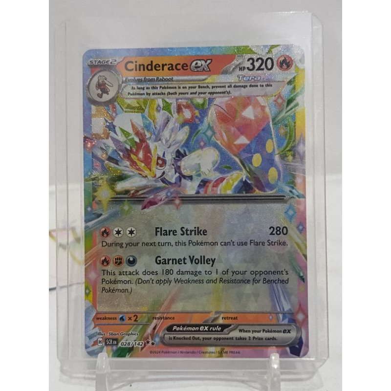 Cinderace ex - 028/142 - Ultra Rare | Shopee Malaysia