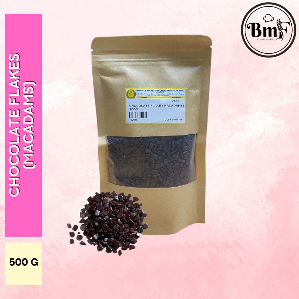 CHOCOLATE FLAKES (MACADAMS) / Repacking / Halal (200g/500g) | Shopee ...