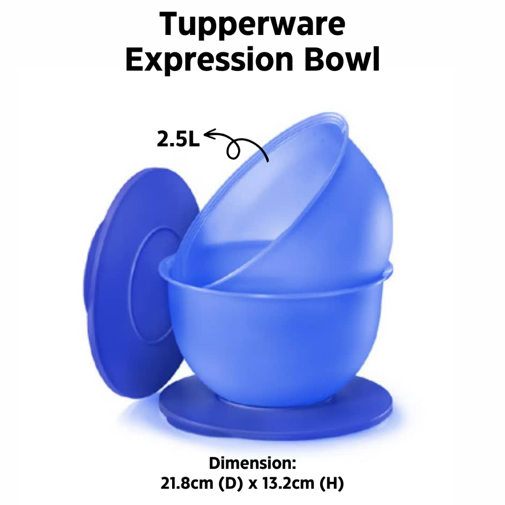 Tupperware Expression Bowl 2.5 Liter (1 pc) | Shopee Malaysia