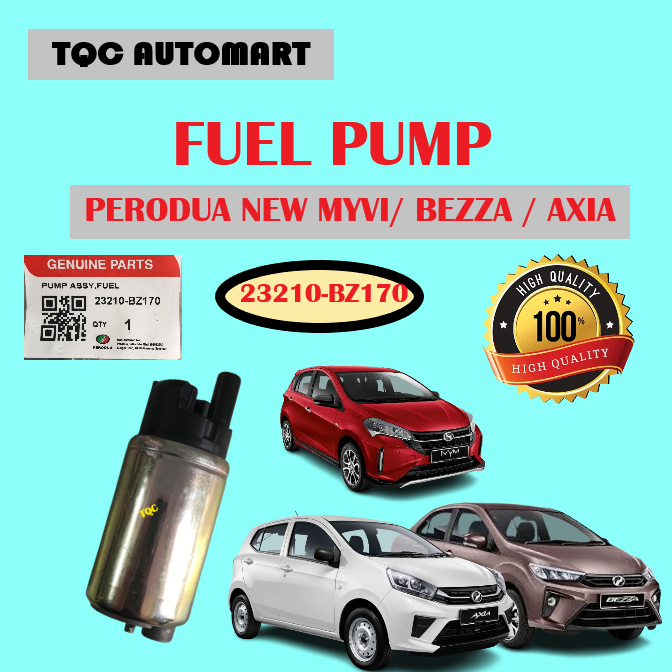 ORIGINAL Perodua Myvi New/ Bezza /Axia Fuel Pump Pum Minyak PETROL PUMP ...