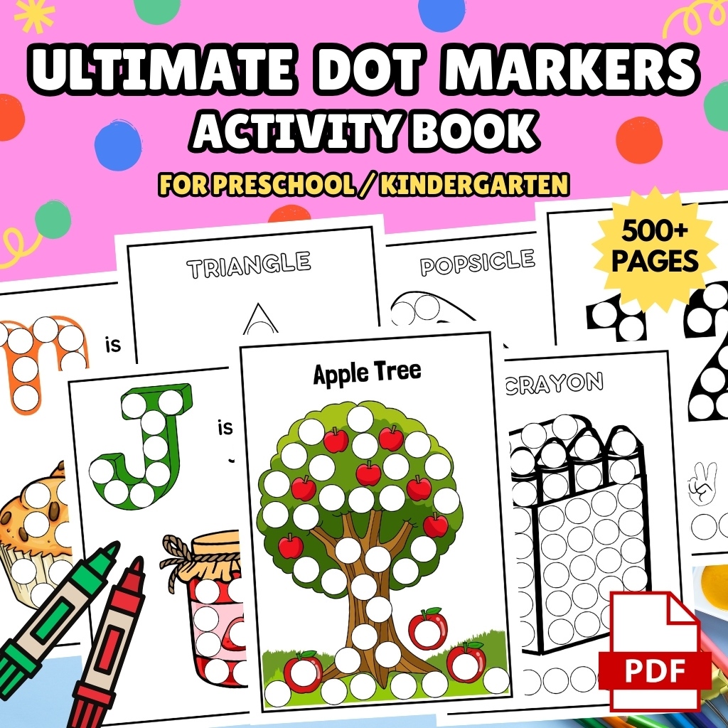 [PDF] ULTIMATE BUNDLE DO-A-DOT MARKERS ACTIVITY BOOK for Preschool and ...