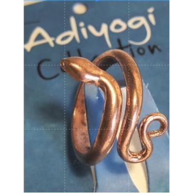 Isha Pure Copper Snake Ring Adjustable Handcrafted Unisex Bared Isha ...