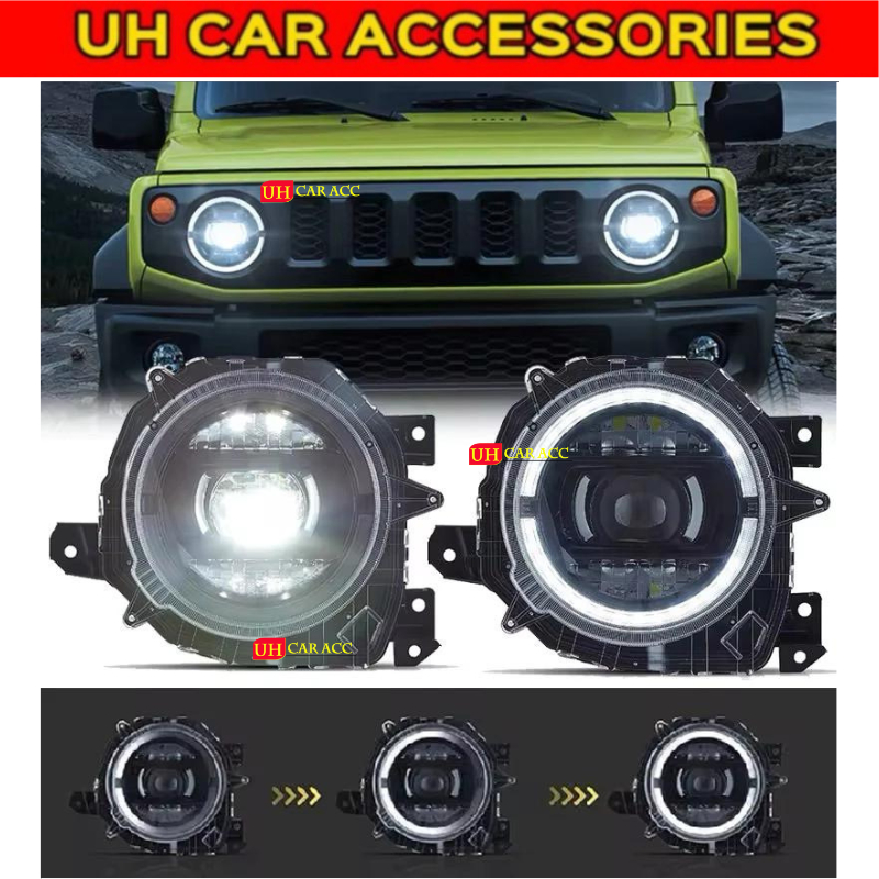Suzuki Jimny 2020 - 2024 V2 LED front led projector headlamp headlight ...
