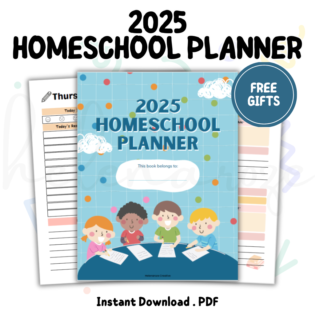 2025 Homeschool Planner, 2025 Planner, School Planner, Digital Planner ...