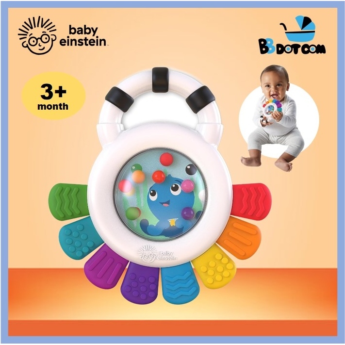 Baby Einstein Outstanding Opus the Octopus Free Rattle & Teether ...