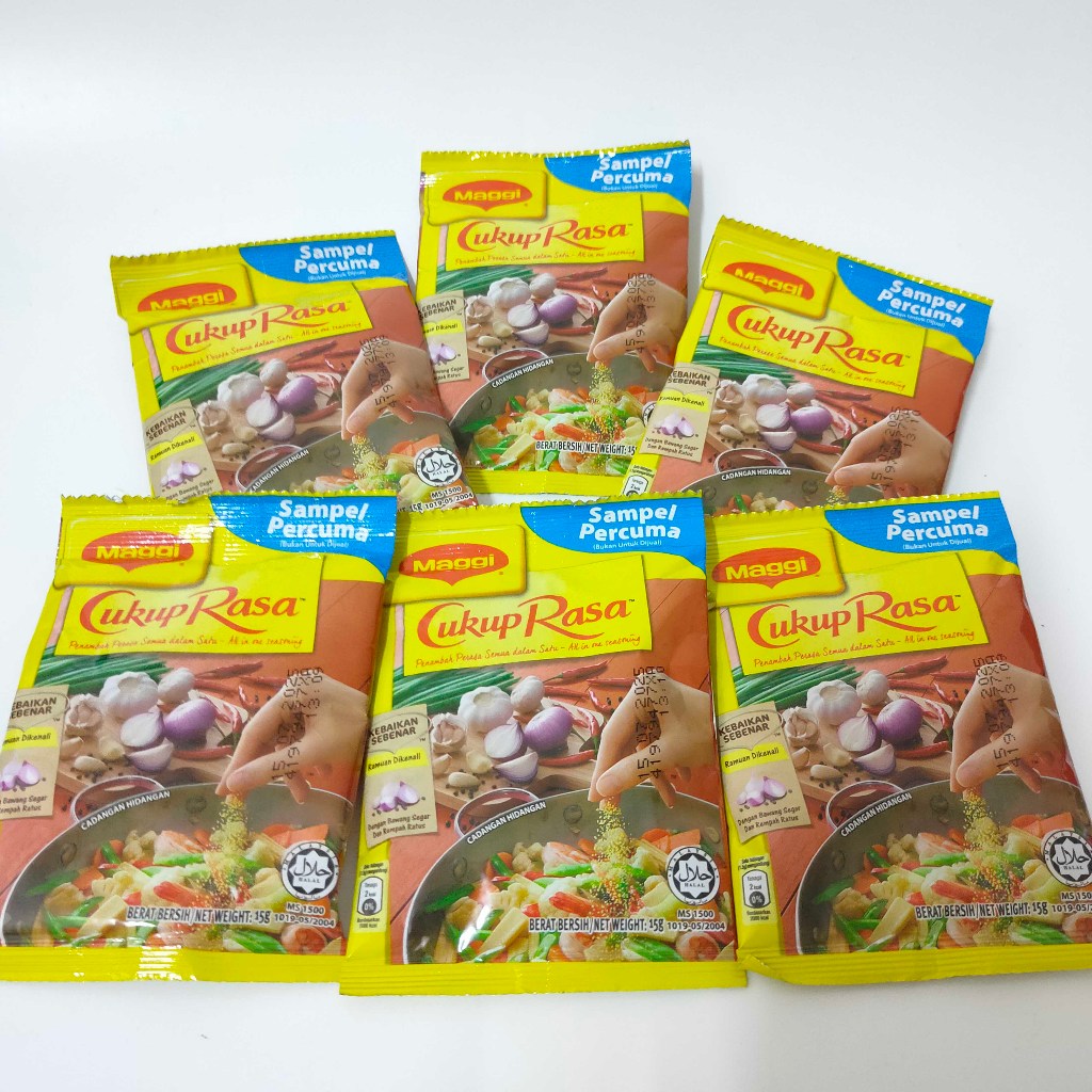 Maggi Cukup Rasa Sample Pack 15g, Expiry 15/07/2025 | Shopee Malaysia