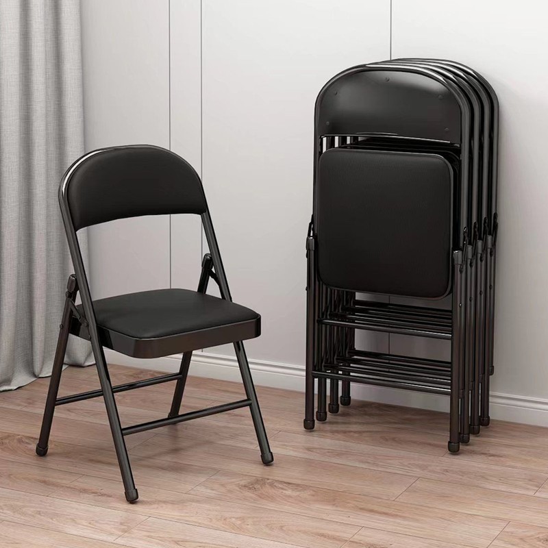 【No installation】 Foldable Chair With Cushion Negotiation Chair ...