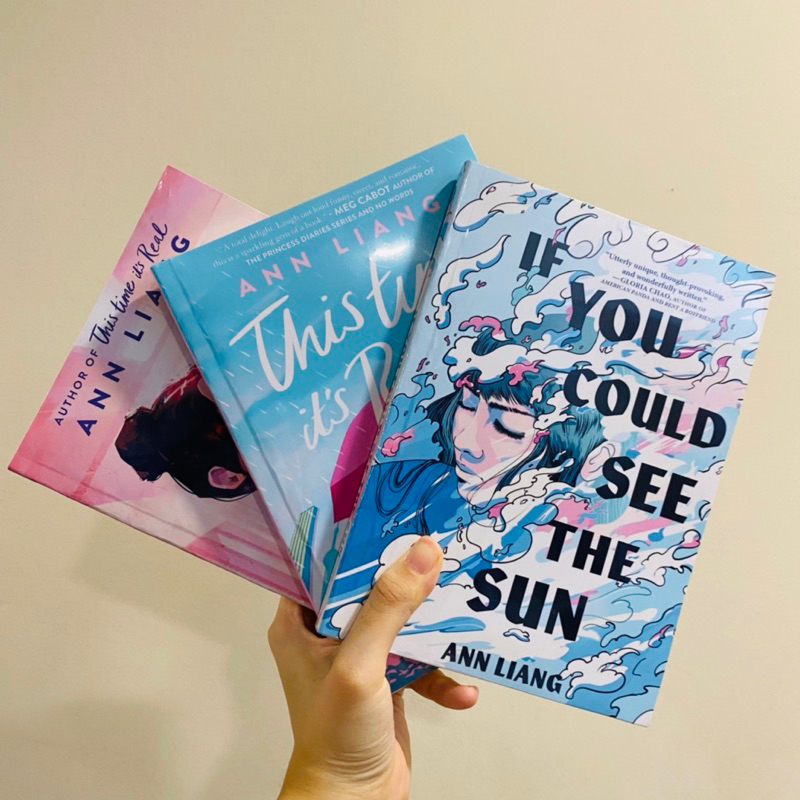 Ann Liang 3 Books Series【ENG】This Time It’s Real, If You Could See the ...