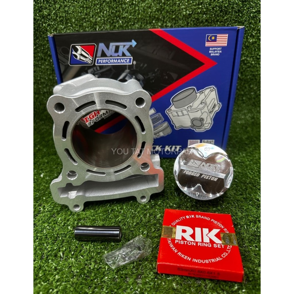 NLK PEFORMANCE LC135 Y15ZR RACING CERAMIC BLOCK ULTRA+ V2 FORGED DOME ...