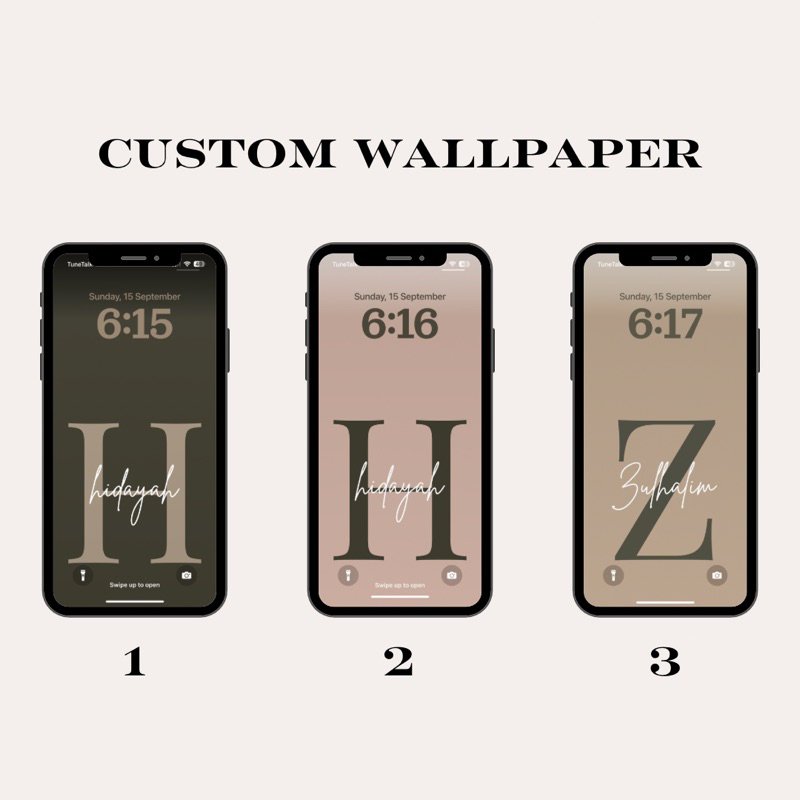 Custom Phone Wallpaper, Personalized Designs, Customizable Aesthetic ...