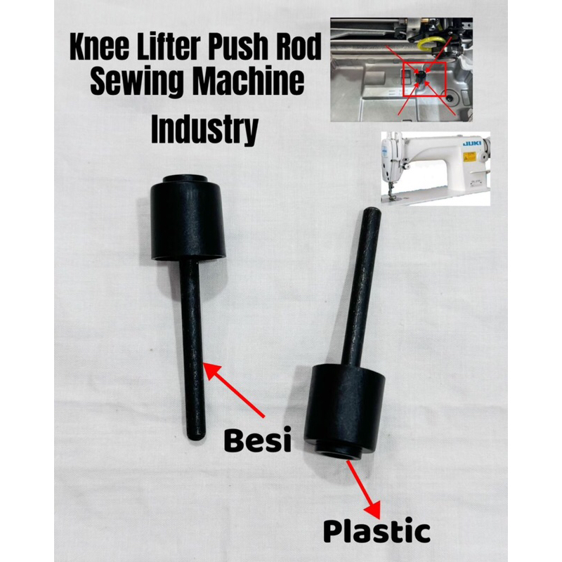 Knee Lifter Push Rod for Mesin Jahit Industri/High Speed Mesin/Minyak ...