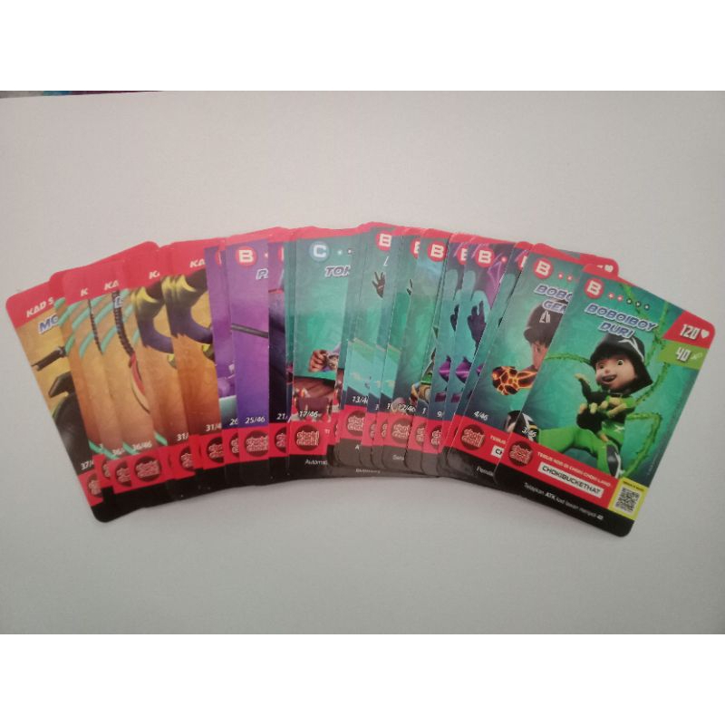 KAD BOBOIBOY X CHOKI-CHOKI | Shopee Malaysia