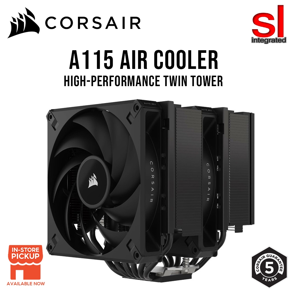 Corsair A115 Twin Tower CPU Air Cooler | Shopee Malaysia