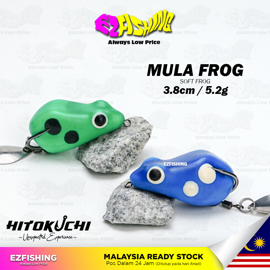 EZF Hitokuchi Mula Soft Frog | 3.8cm 5.2g | Thailand Umpan Tiruan Katak ...
