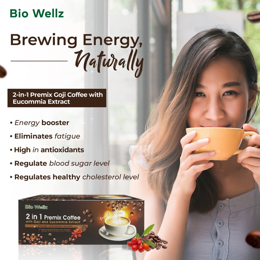 RAYA OFFER-20 sachet x 20g l Bio Wellz No Sugar Coffee with Goji ...