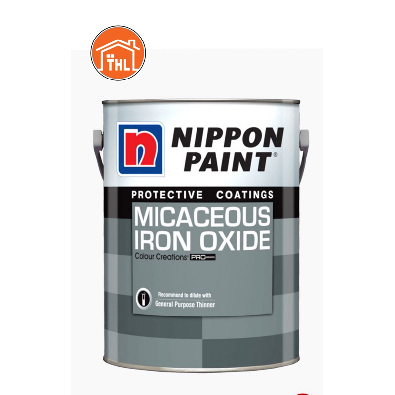 Nippon Red Oxide Primer / MIO Micaceous Iron Oxide 5L | Shopee Malaysia