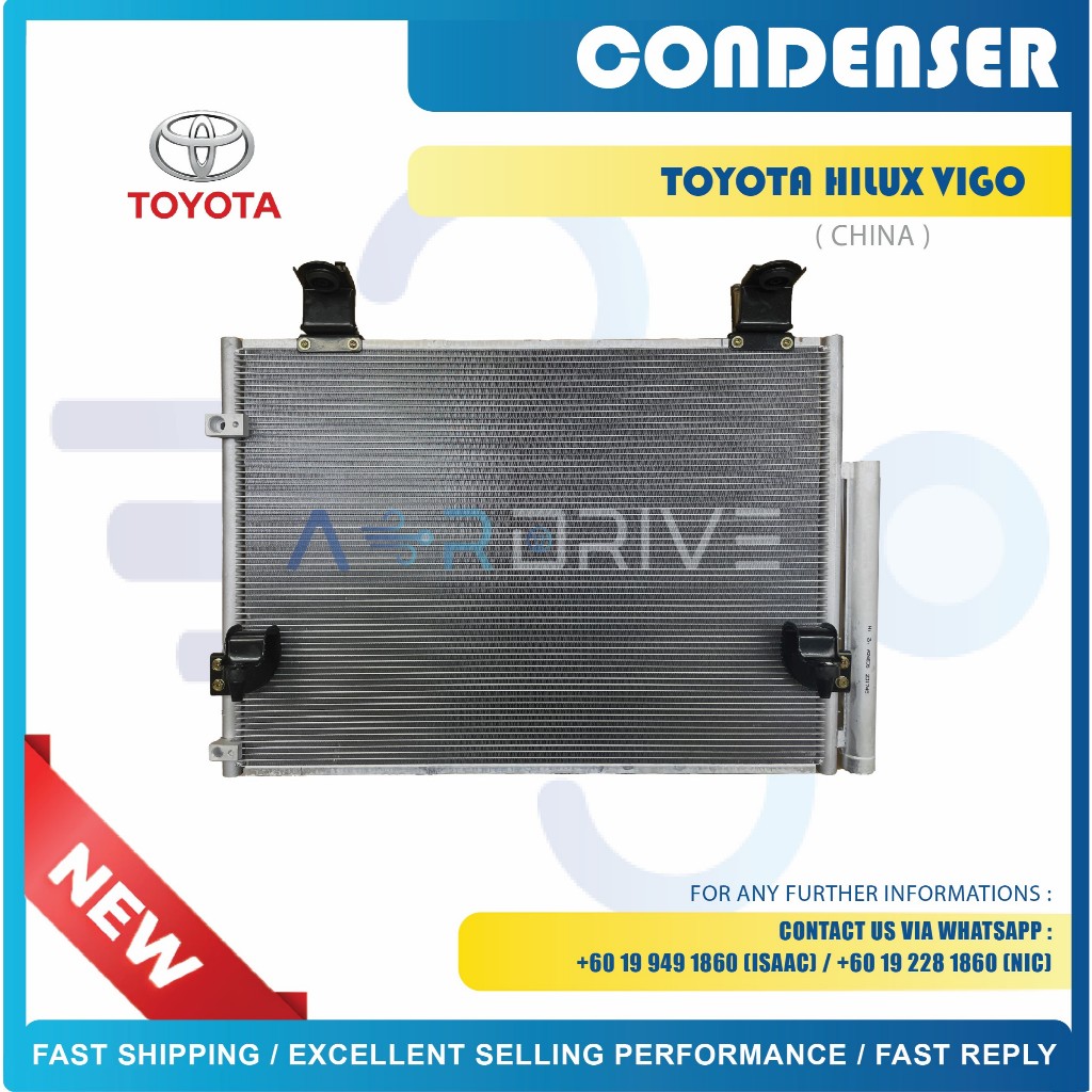 CHINA NEW TOYOTA HILUX VIGO 2006 CONDENSER | Shopee Malaysia