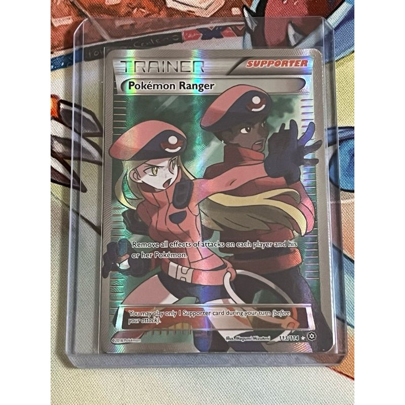 Pokemon TCG XY Steam Siege - Pokemon Ranger - 113/114 - Full Art Ultra ...