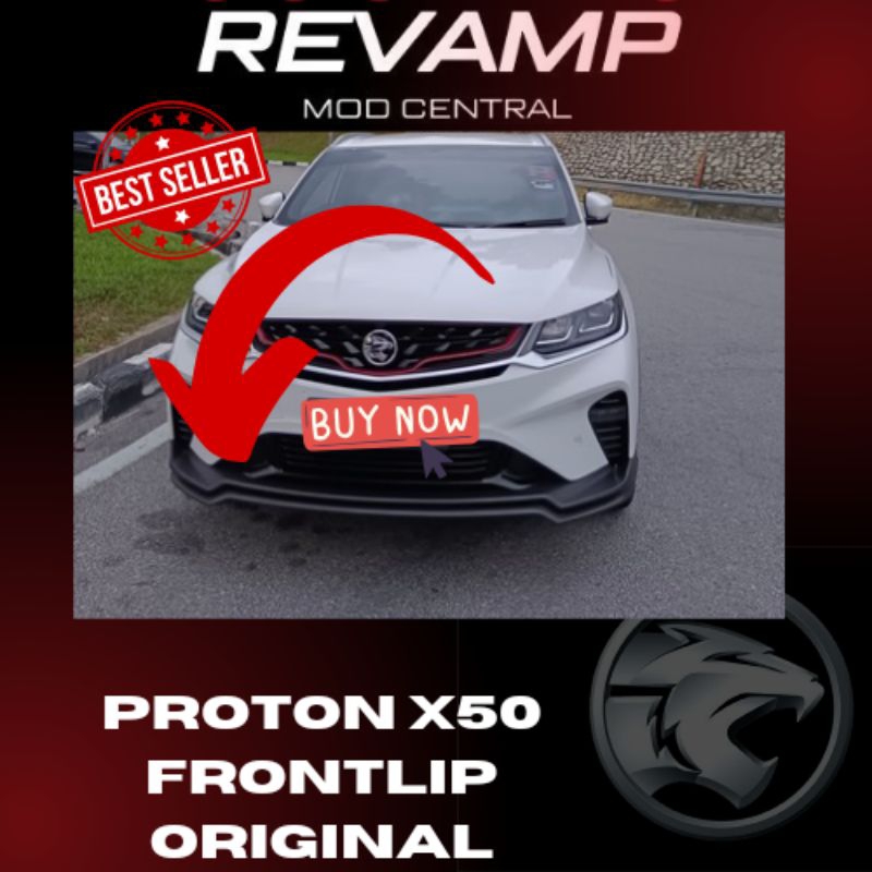 PROTON X50 ORIGINAL Frontlip For replacement Genuine X50 accessories ...