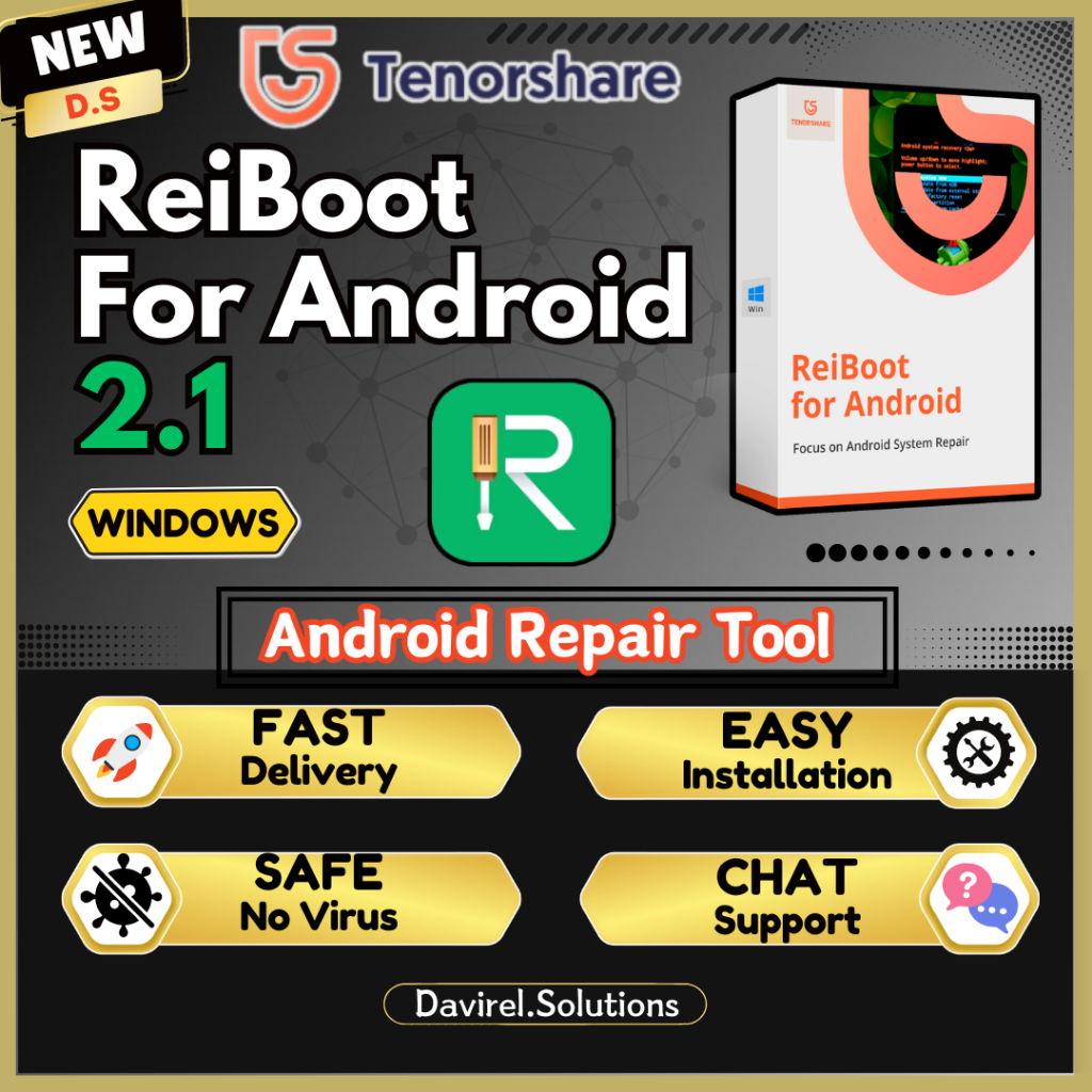 Tenorshare Reiboot For Android | Version 2.1| For Windows | Shopee Malaysia
