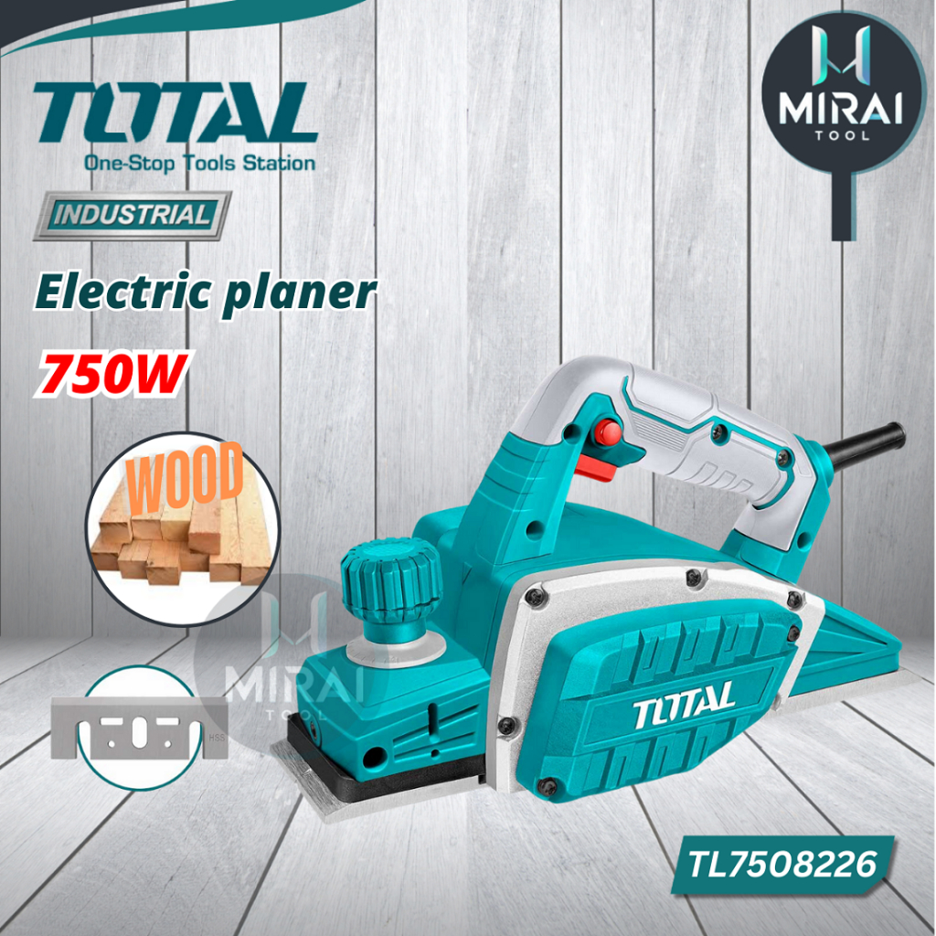 TOTAL TL7508226 Electric Planer 750W | Shopee Malaysia
