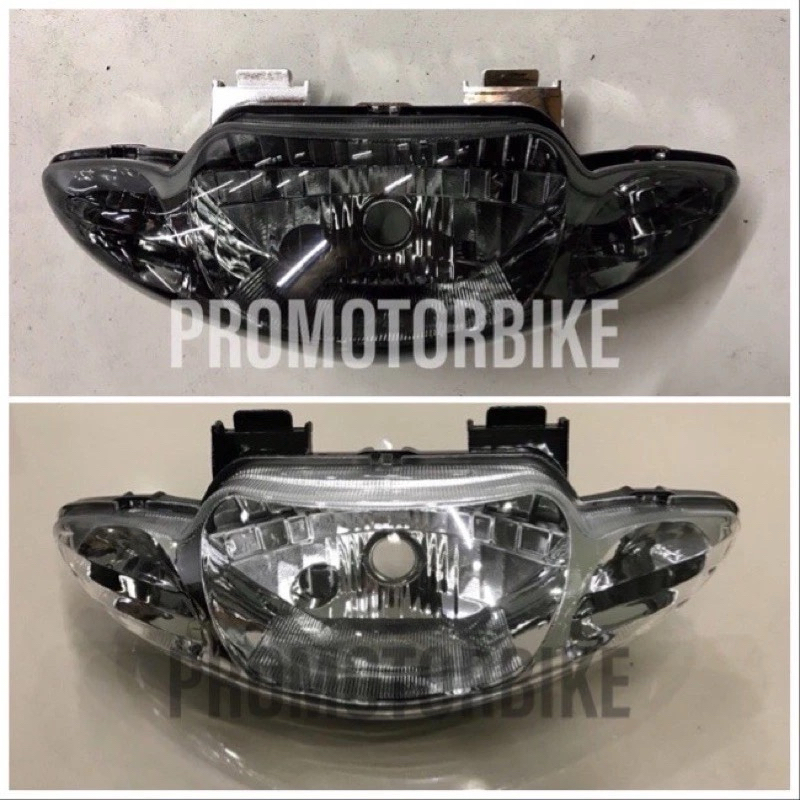 VISS MODENAS KRISS 120 / DINAMIK 120 HEAD LAMP HEAD LIGHT SET LAMPU ...