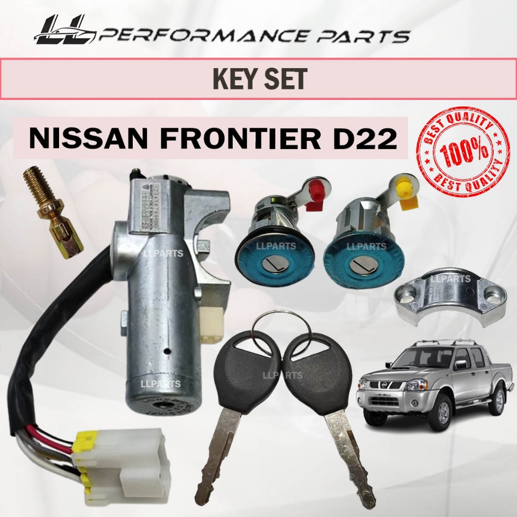 Nissan Frontier D22 Starter Switch Key Set Remote Car Kunci Kereta Lock ...