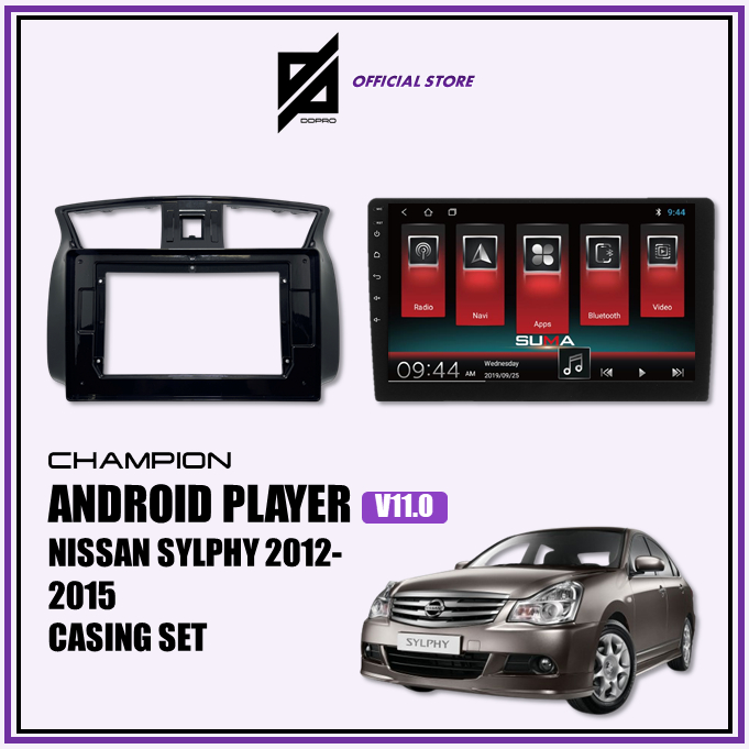 Nissan Sylphy 12-15 SUMA 10" Inch Player+Casing (Set) Mirrorlink ...
