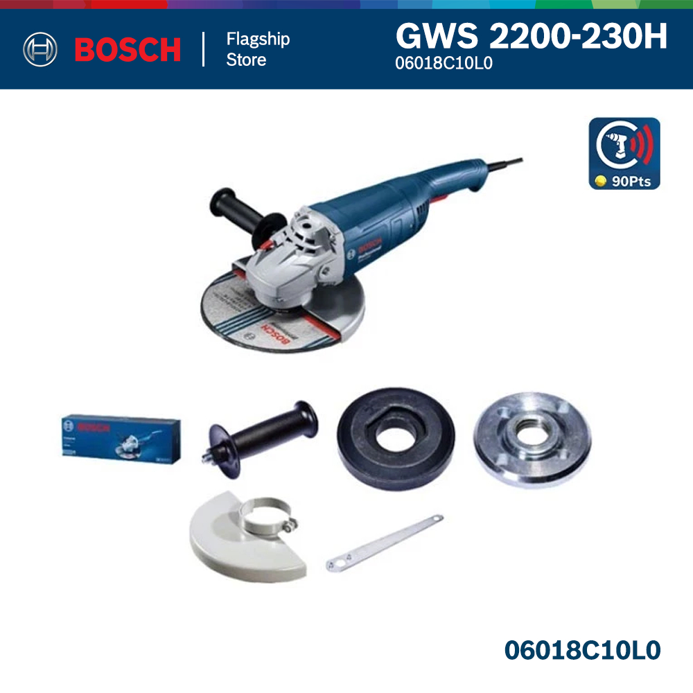 BOSCH GWS 2200 230H Professional Large Angle Grinder 06018C10L0 Shopee Malaysia