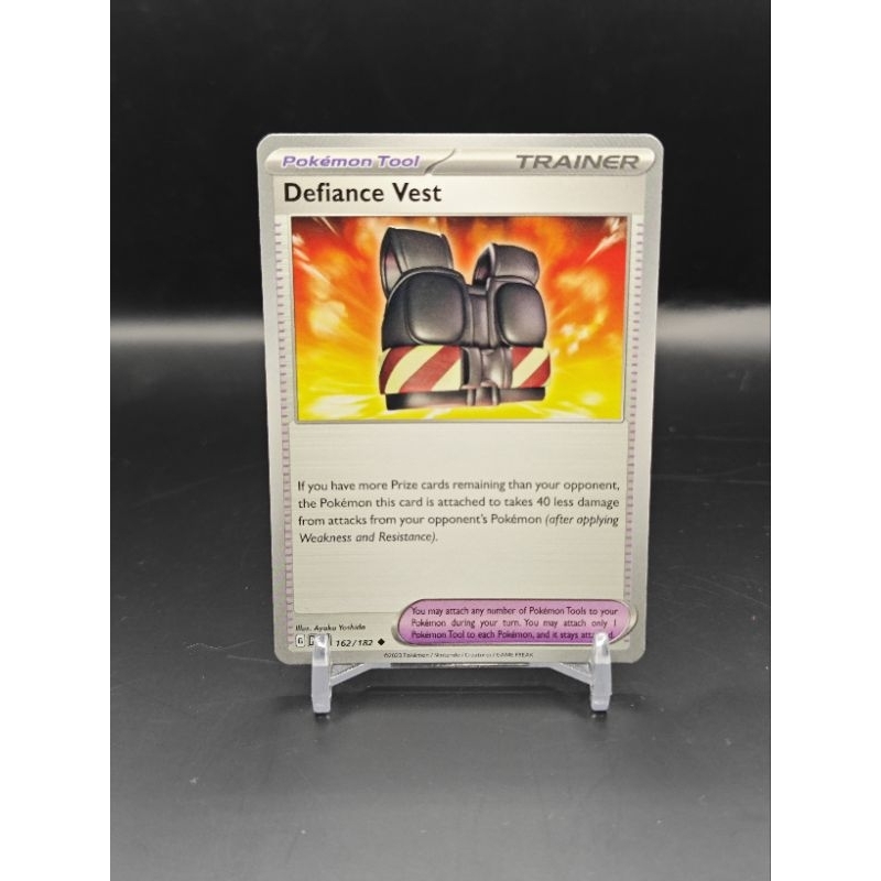 Defiance Vest 162/182 Paradox Rift (Trainer Pokemon Tool) | Shopee Malaysia
