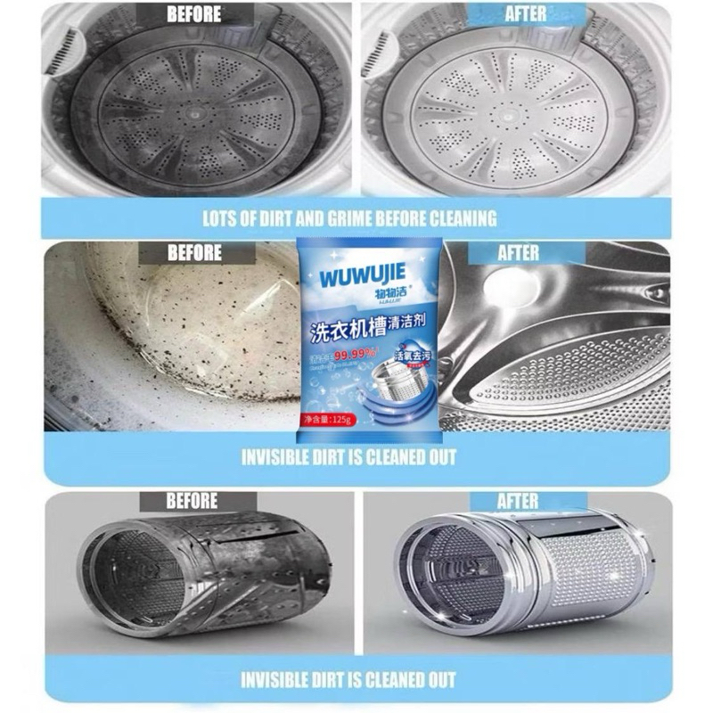 WASHING MACHINE TUB CLEANER Pembersih tangki mesin basuh pembersih ...