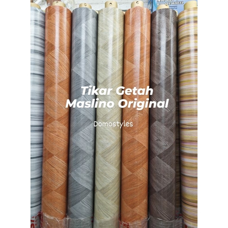 DomoStyles TIKAR GETAH MASLINO ORIGINAL KETEBALAN 0.5MM LEBAR 6 kaki ...