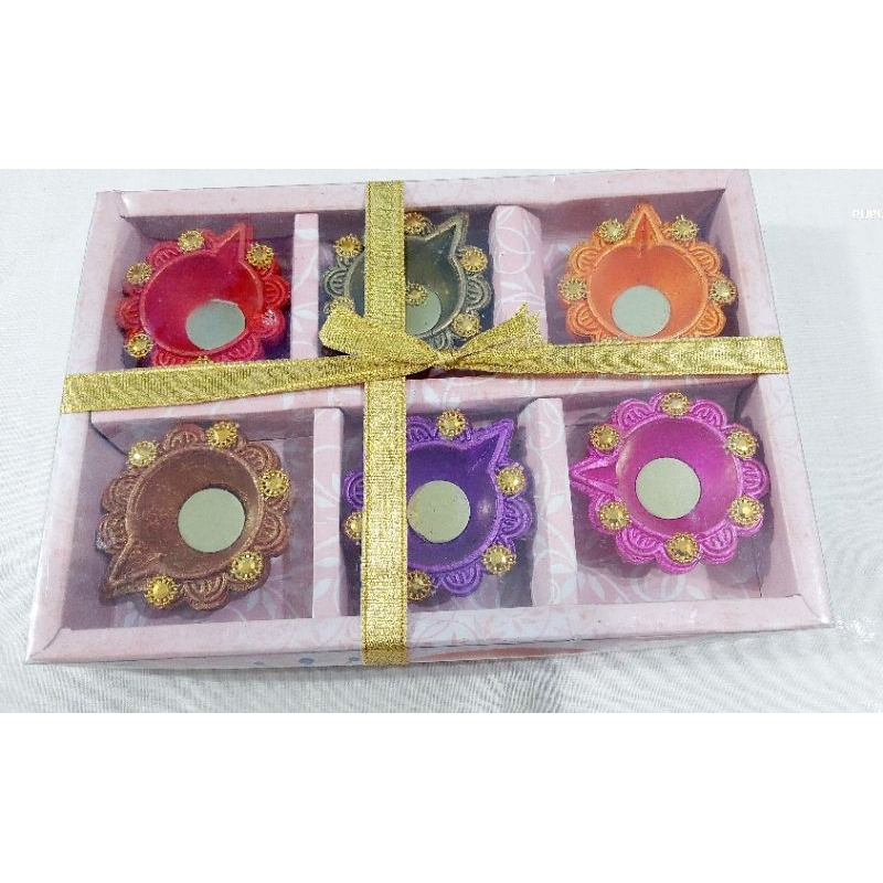 Agal Vilaku Gift Box Deepavali Diya Decoration Lamp / Candle Holder ...