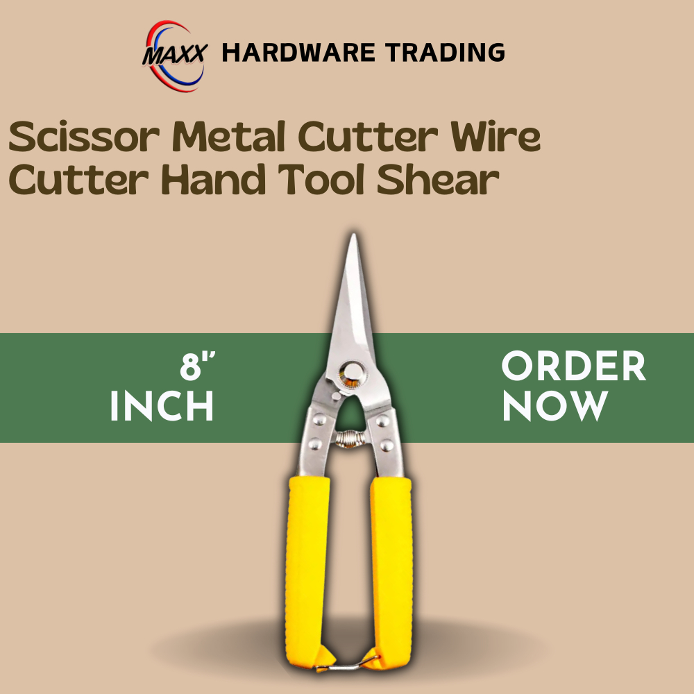 8'' Scissor Metal Cutter Wire Cutter Hand Tool Shear | Shopee Malaysia