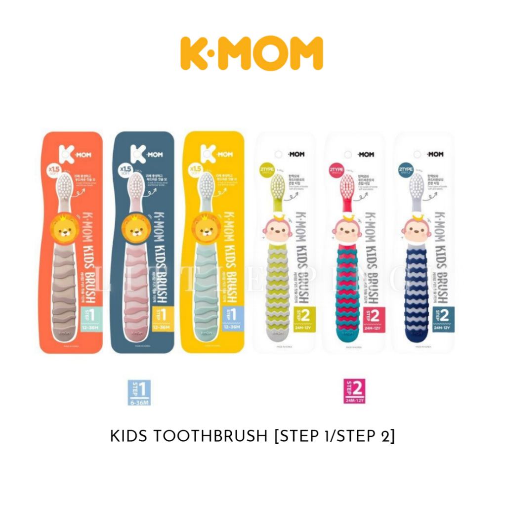 K-MOM KIDS TOOTHBRUSH [STEP 1/STEP 2] KMOM KMOM | Shopee Malaysia