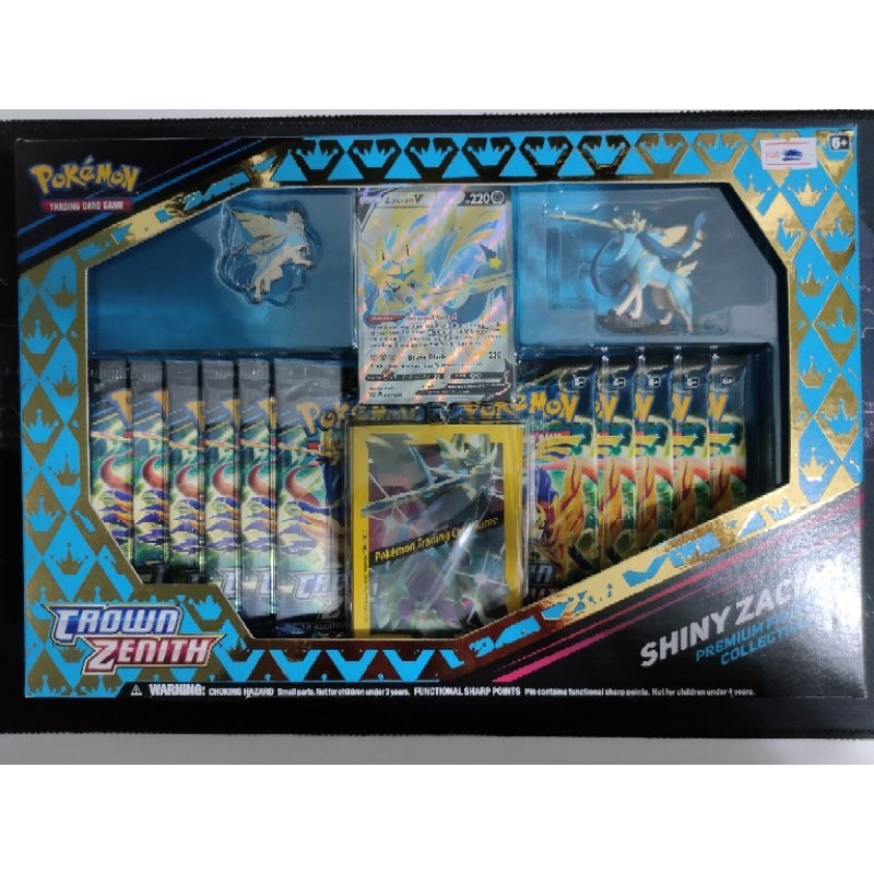 Crown Zenith Shiny Zacian Premium Figure Collection & Crown Zenith ...