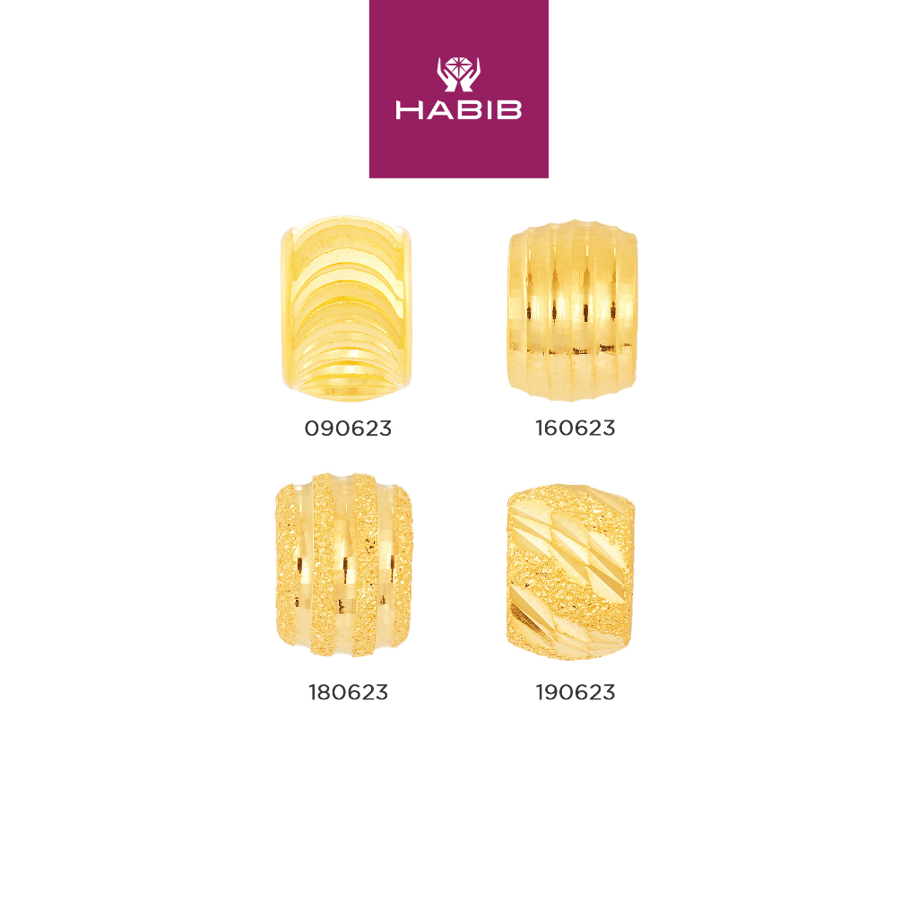 HABIB 916/22K Yellow Gold Charm Pendant STCM2 | Shopee Malaysia