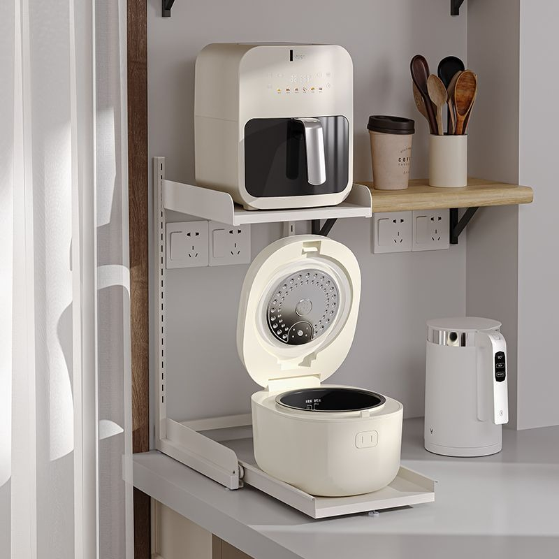 💛Kitchen Rice Cooker Storage Rack Table Top Air Fryer Storage Rack ...