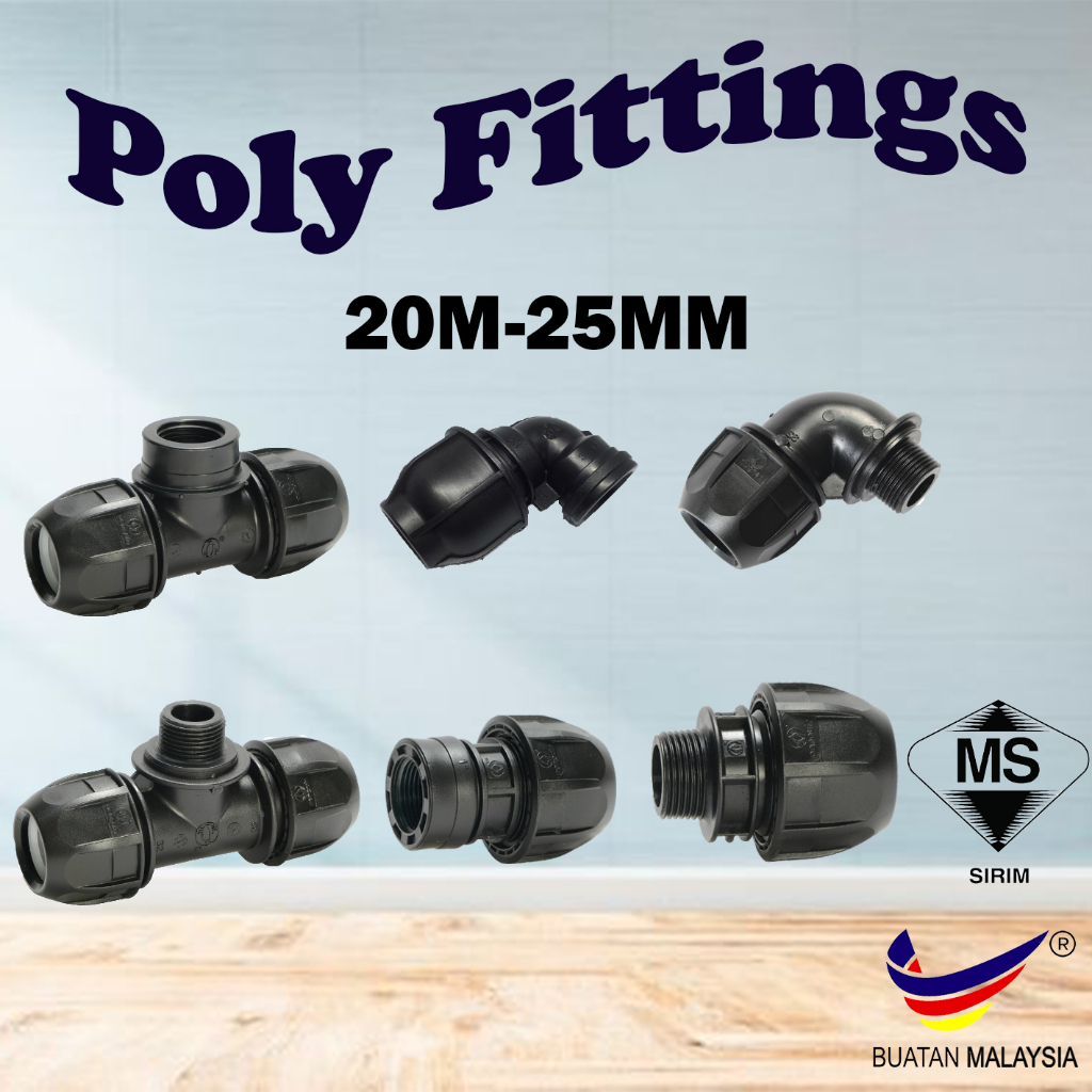 HDPE Poly Fitting Poly Pipe Connector Smart Coupler Thread Adaptor ...
