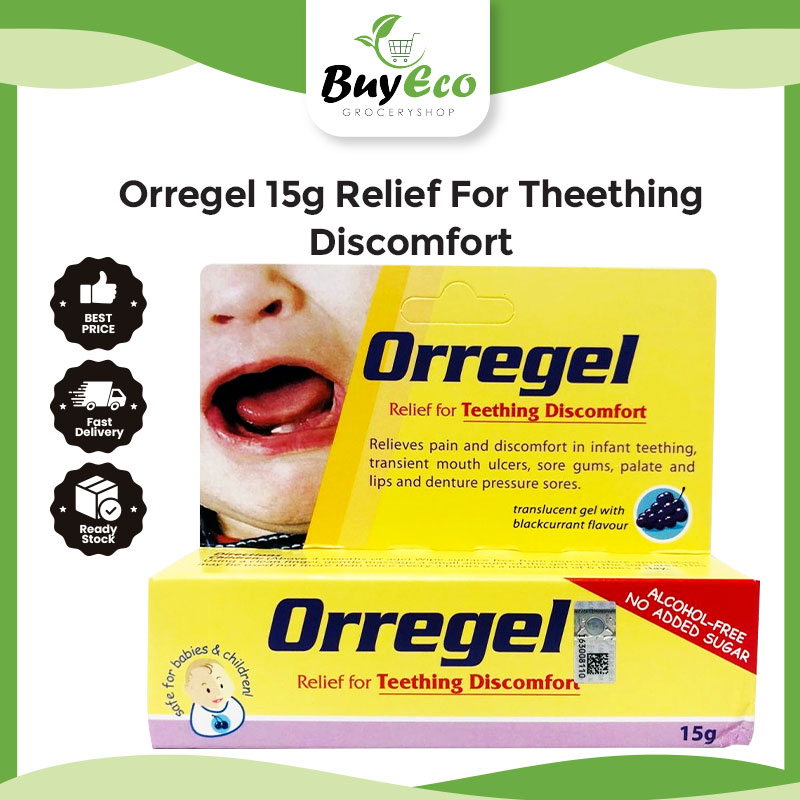 Orregel 15g Relief For Teething Discomfort (BlackCurrant Flavour ...