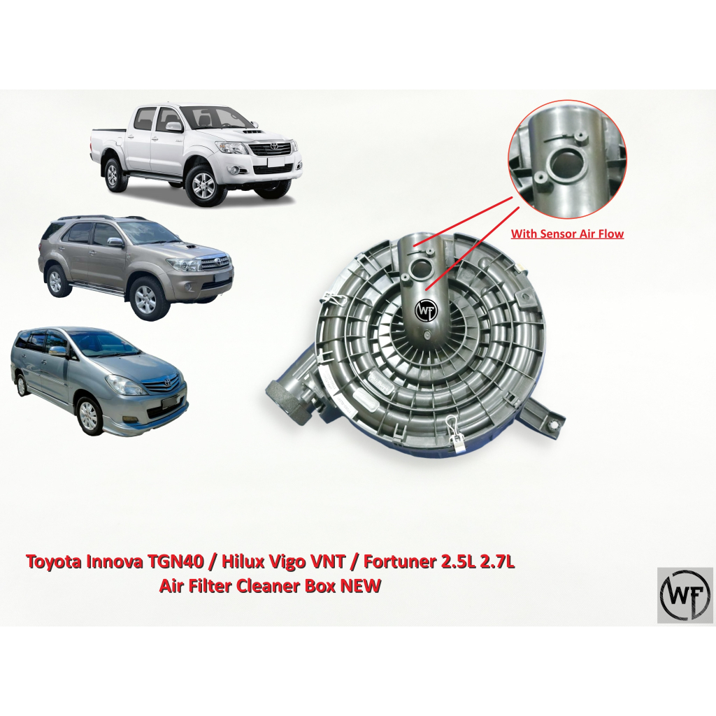 Toyota Innova TGN40 / Hilux Vigo VNT / Fortuner 2.5L 2.7L Air Filter ...