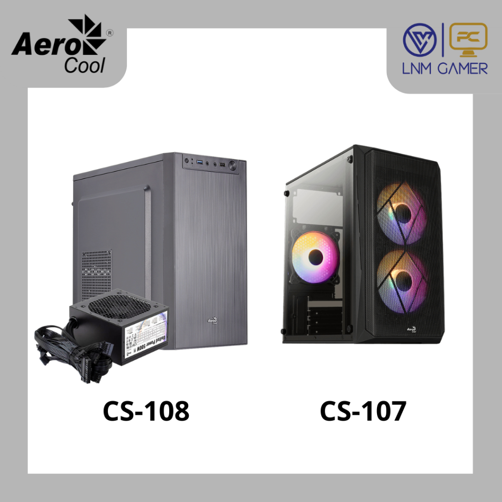 Aerocool ( CS-107 / CS-108+UNITED POWER PSU 500W ) MINI TOWER CASE ...