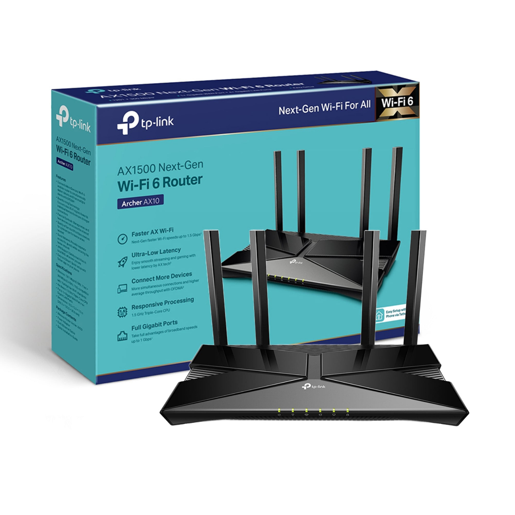 TP-Link ARCHER AX10 WiFi6 AX1500 Gigabit Wireless Router For UniFi ...